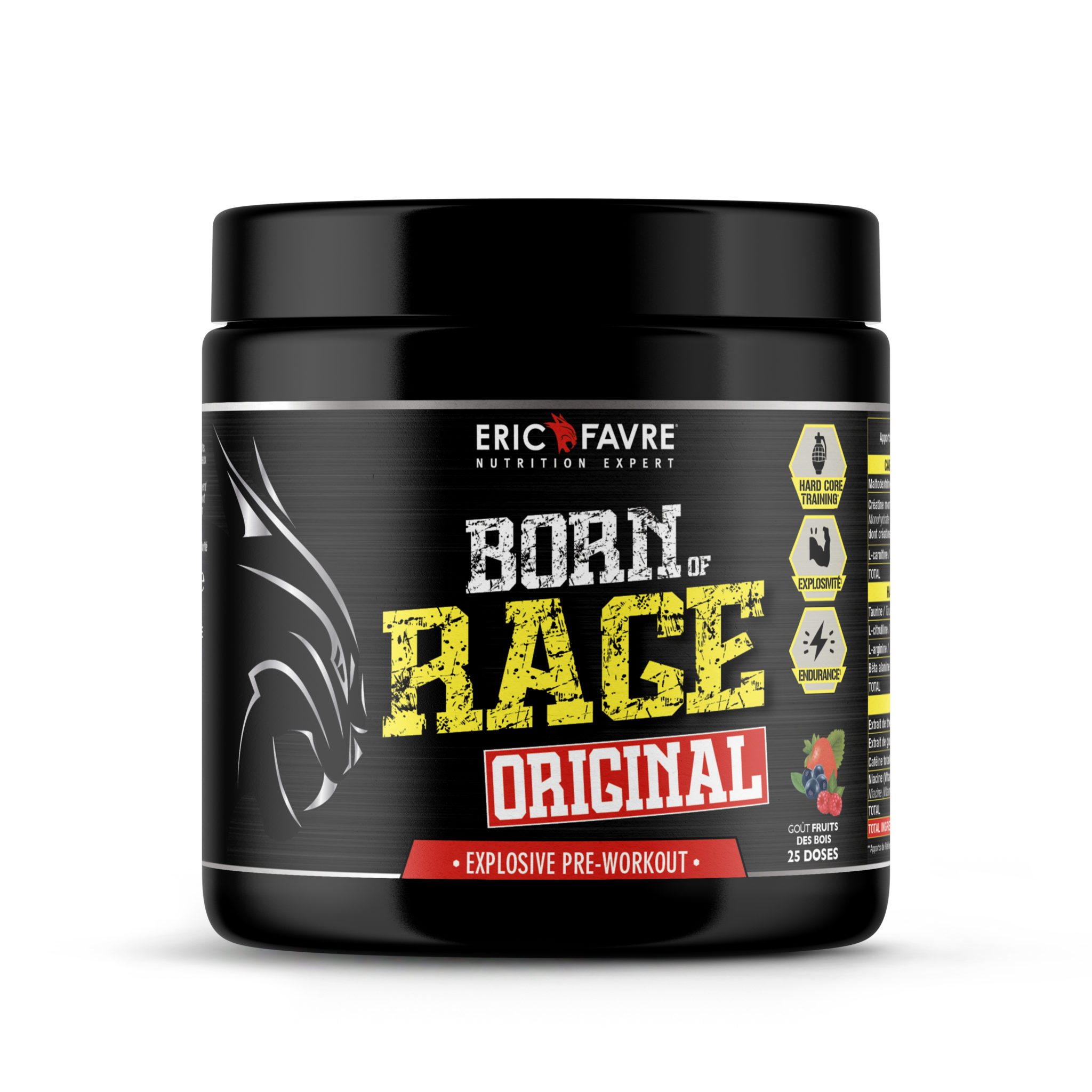BORN OF RAGE 250G Eric Favre - Commandez chez Nutriforme